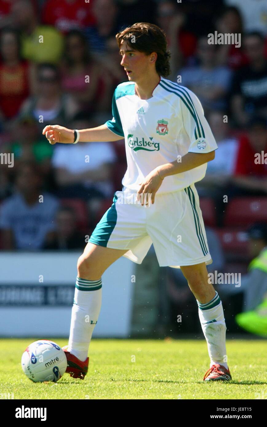 MIKI ROQUE LIVERPOOL FC RACECOURSE GROUND WREXHAM WALES 15 July 2006 ...