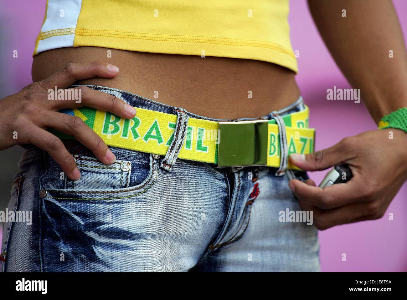 BRAZIL BELT BRAZIL STADE DE GENEVA GENEVA SWITZERLAND 04 June 2006 ...