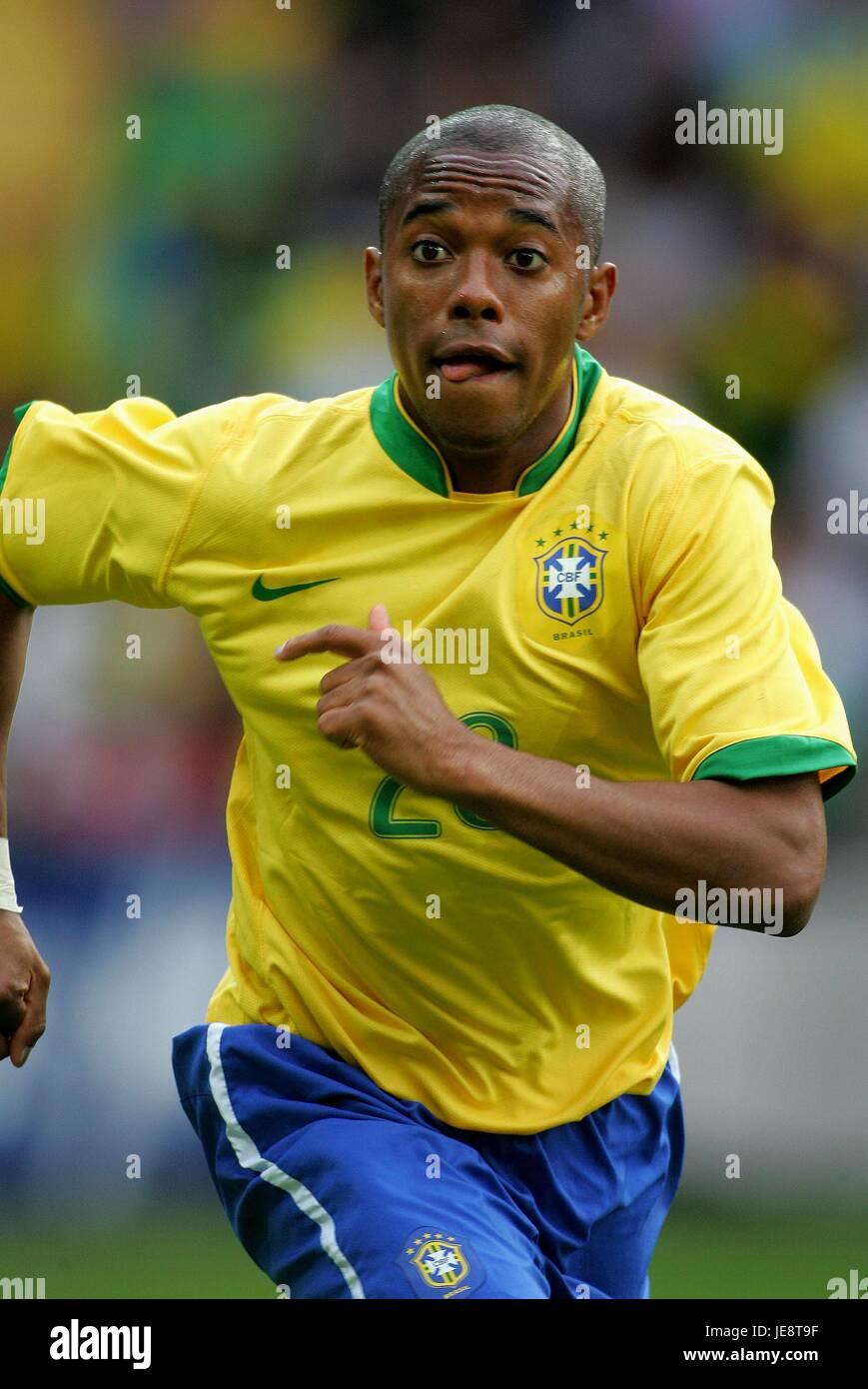 ROBINHO BRAZIL & REAL MADRID STADE DE GENEVA GENEVA SWITZERLAND 04 June ...