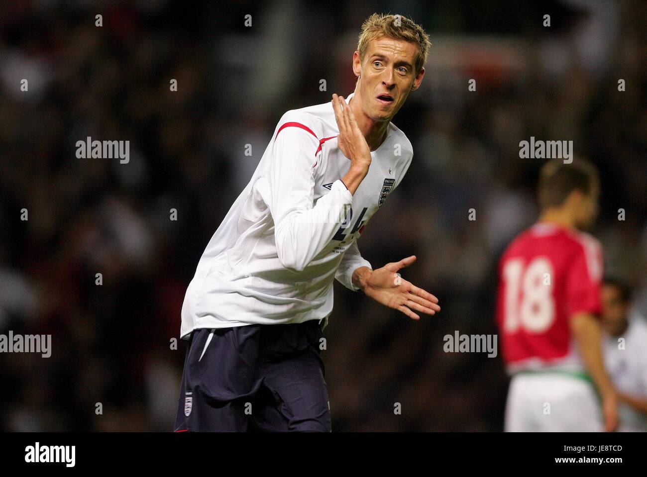PETER CROUCH ENGLAND & LIVERPOOL FC OLD TRAFFORD MANCHESTER 30 May 2006 ...