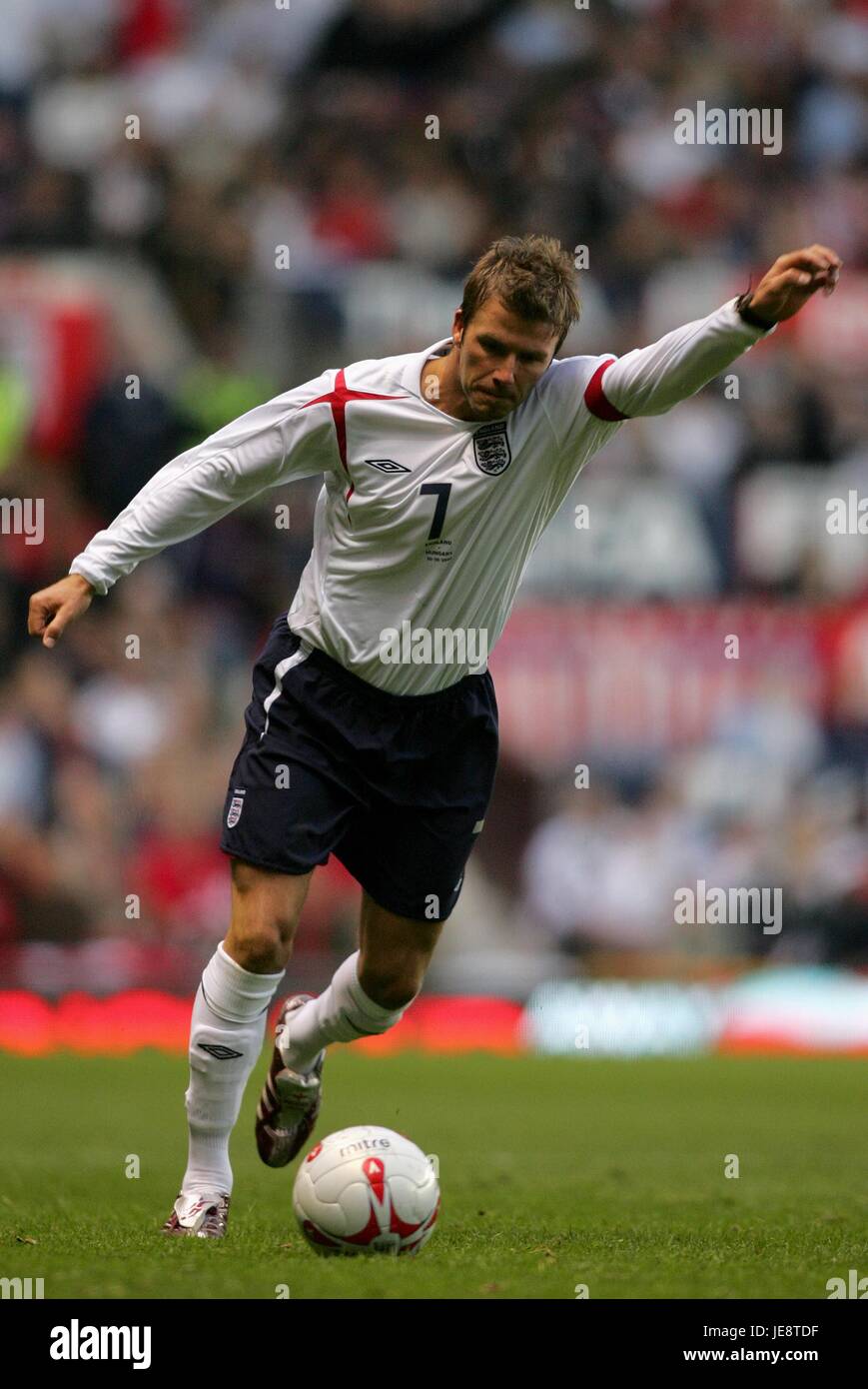 DAVID BECKHAM ENGLAND & REAL MADRID FC OLD TRAFFORD MANCHESTER 30 May ...