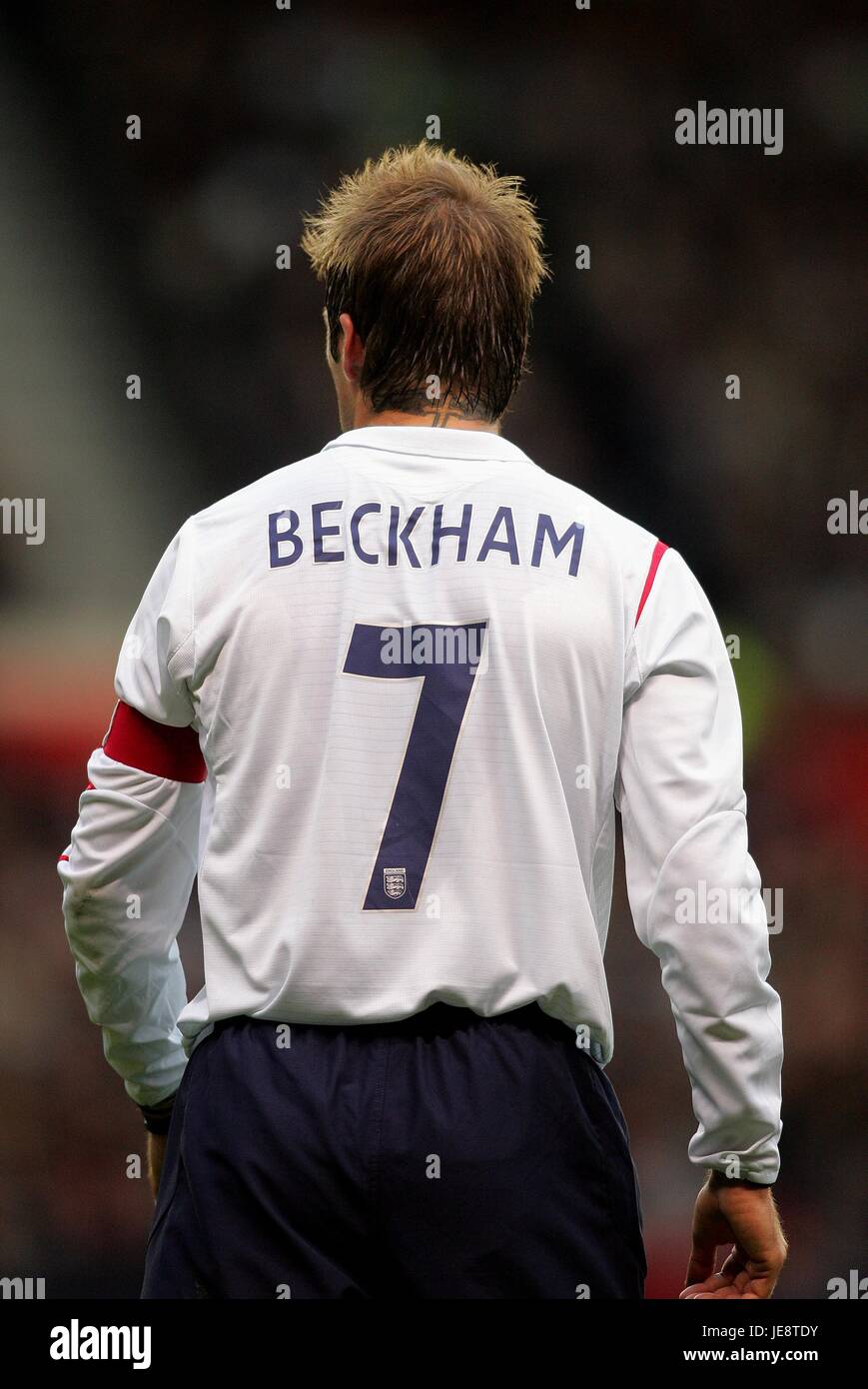 DAVID BECKHAM ENGLAND & REAL MADRID FC OLD TRAFFORD MANCHESTER 30 May ...