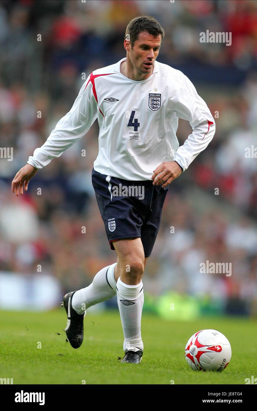 JAMIE CARRAGHER ENGLAND V HUNGARY OLD TRAFFORD MANCHESTER ENGLAND 30 ...