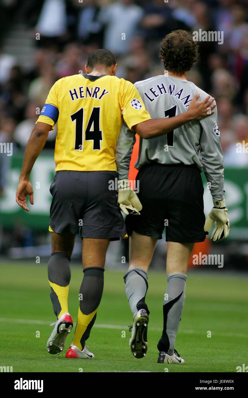 HENRY & LEHMANN BARCELONA V ARSENAL STADE DE FRANCE PARIS FRANCE 17 May ...