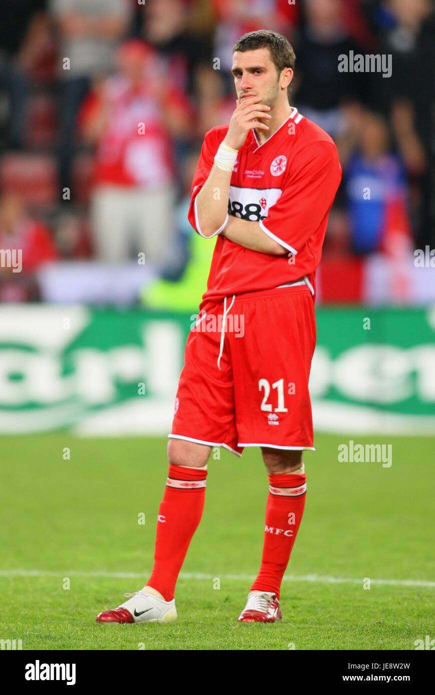 STUART PARNABY MIDDLESBROUGH V SEVILLE FC PHILIPS STADIUM EINDHOVEN ...