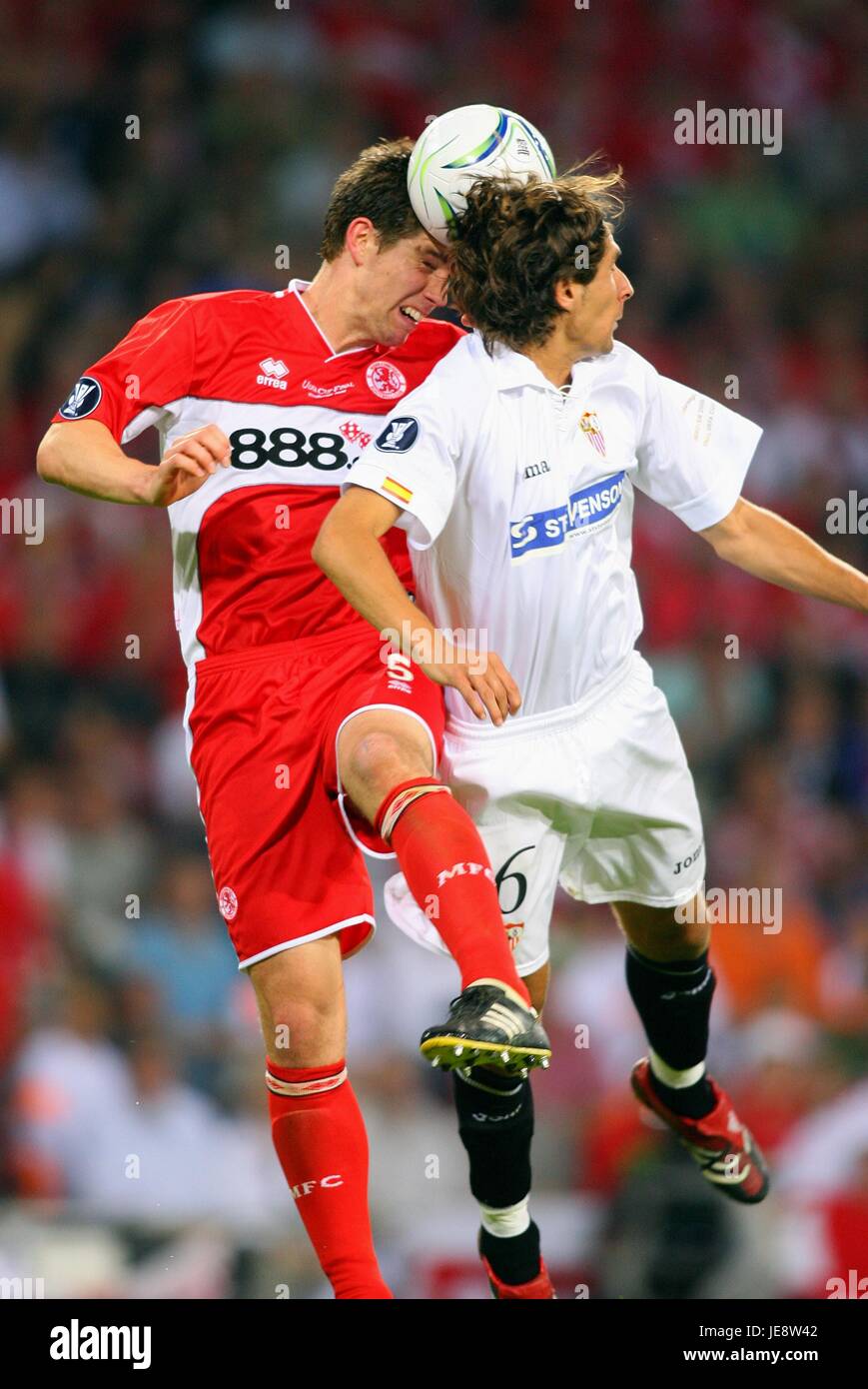 CHRIS RIGGOTT & JULIEN ESCUDE MIDDLESBROUGH V SEVILLE FC PHILIPS ...
