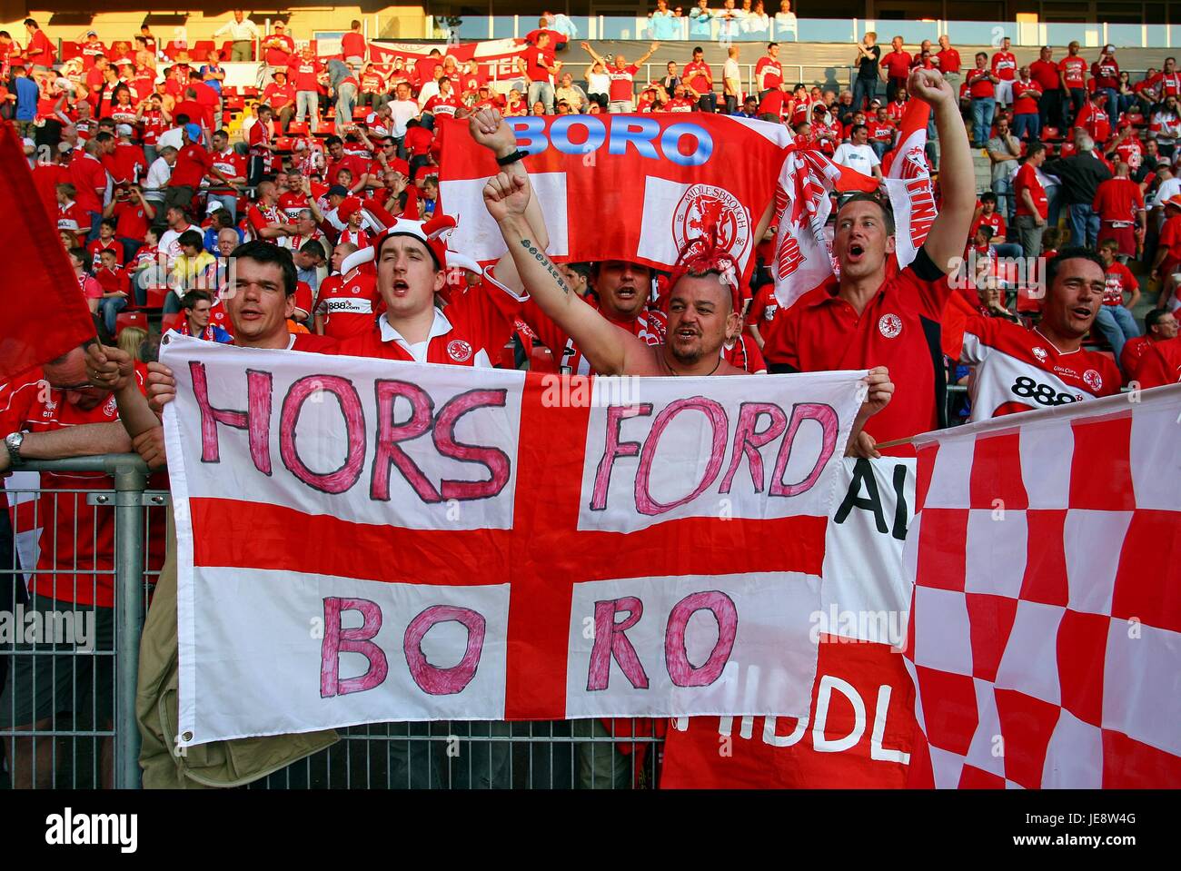 Middlesbrough fans hi-res stock photography and images - Alamy