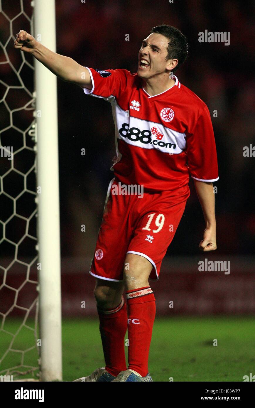 STEWART DOWNING MIDDLESBROUGH FC RIVERSIDE STADIUM MIDDLESBROUGH ...