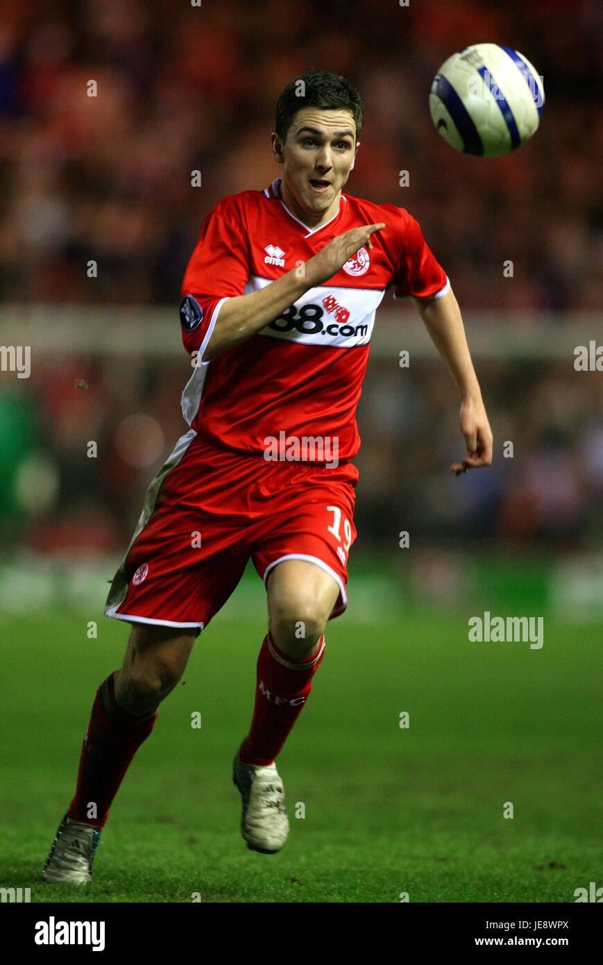 STEWART DOWNING MIDDLESBROUGH FC RIVERSIDE STADIUM MIDDLESBROUGH ...