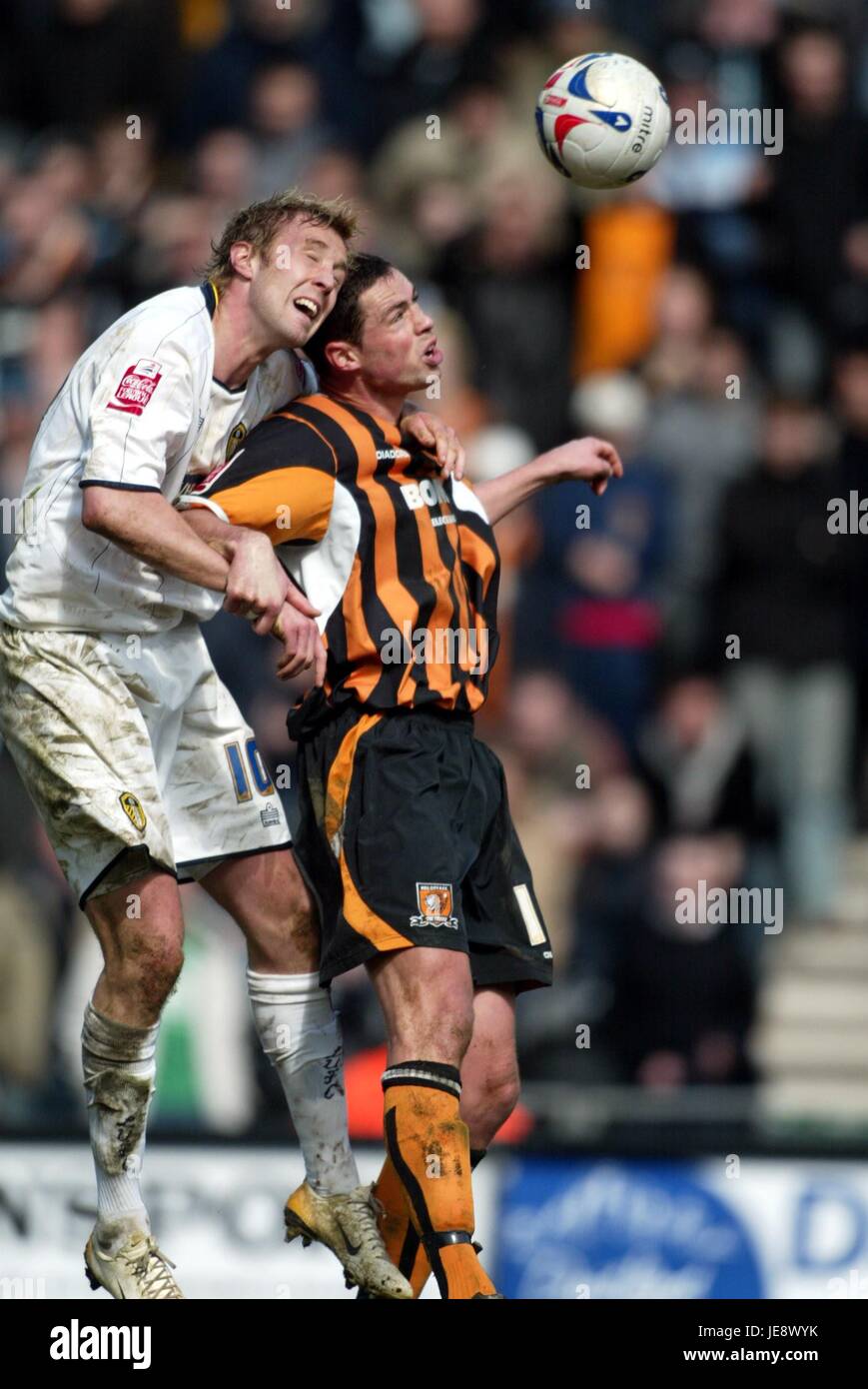 ROB HULSE & DAMIEN DELANEY HULL CITY V LEEDS UNITED KC STADIUM HULL ...