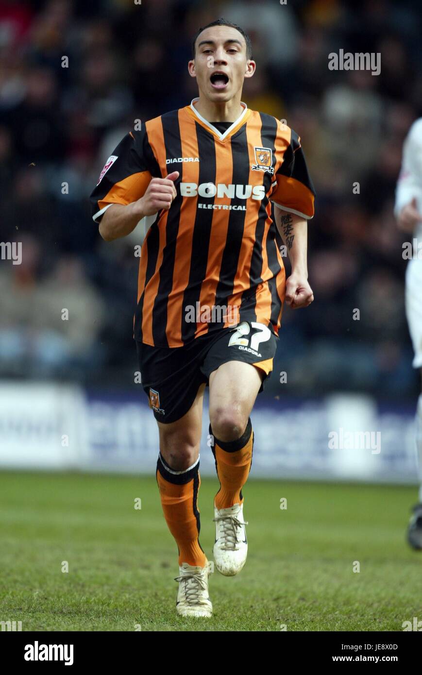 CRAIG FAGAN HULL CITY FC KC STADIUM HULL ENGLAND 01 April 2006 Stock ...