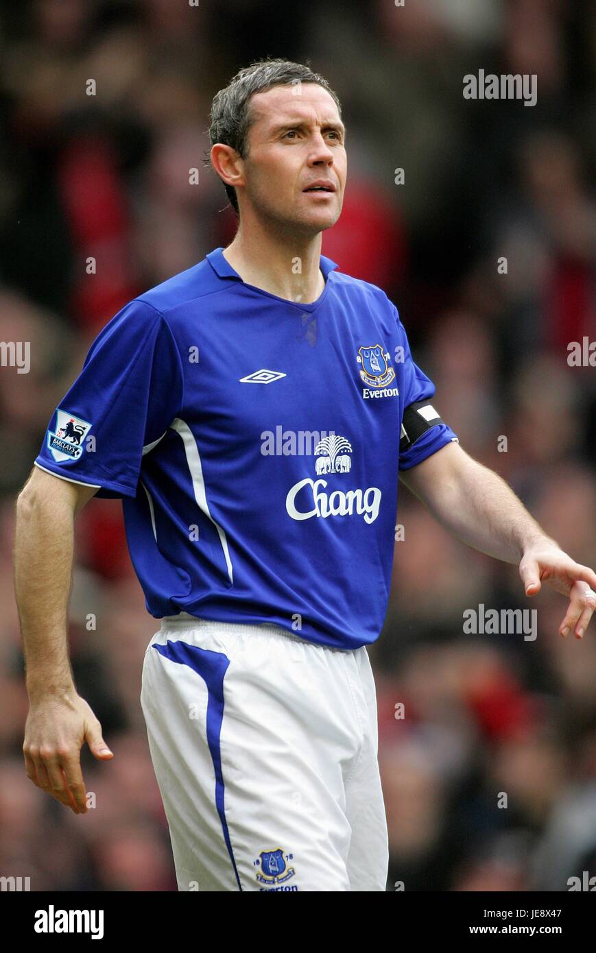 DAVID WEIR EVERTON FC ANFIELD LIVERPOOL ENGLAND 25 March 2006 Stock ...