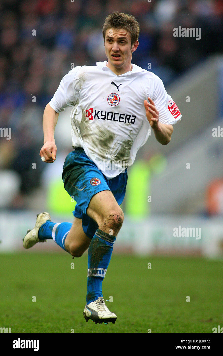 KEVIN DOYLE READING FC WALKERS STADIUM LEICESTER ENGLAND 25 March 2006 ...