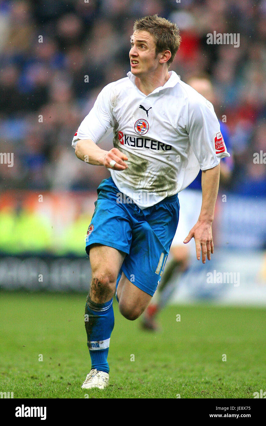 KEVIN DOYLE READING FC WALKERS STADIUM LEICESTER ENGLAND 25 March 2006 ...