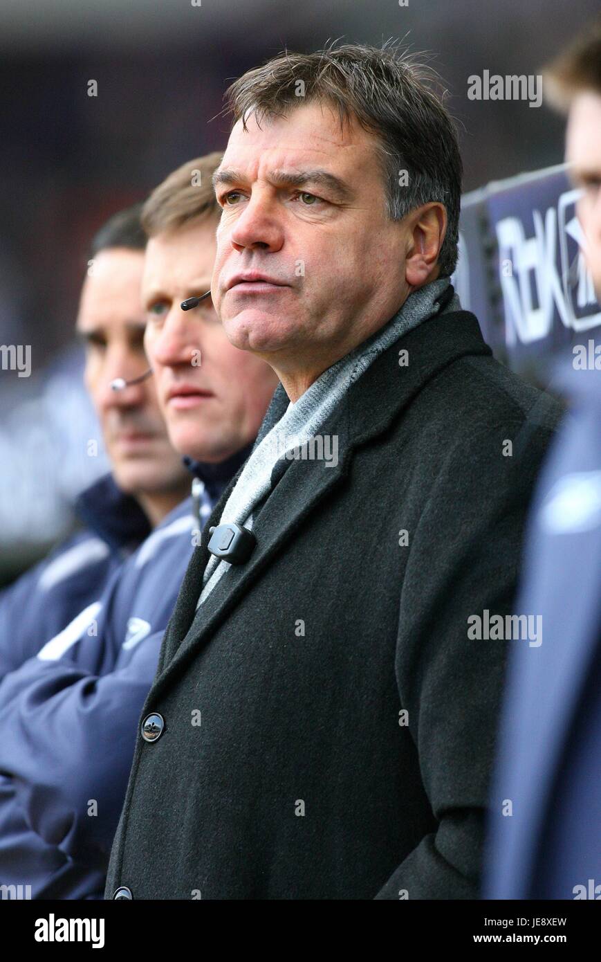 SAM ALLARDYCE BOLTON WANDERERS FC MANAGER REEBOK STADIUM BOLTON 18 ...