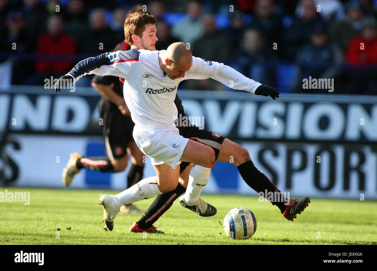 STELIOS & GEORGE MCARTNEY BOLTON V SUNDERLAND REEBOK STADIUM BOLTON ...