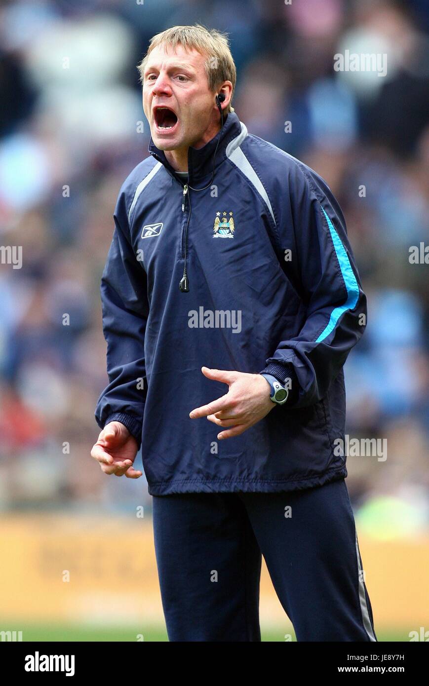 STUART PEARCE MANCHESTER CITY MANAGER SPORTS CITY MANCHESTER ENGLAND 05 ...