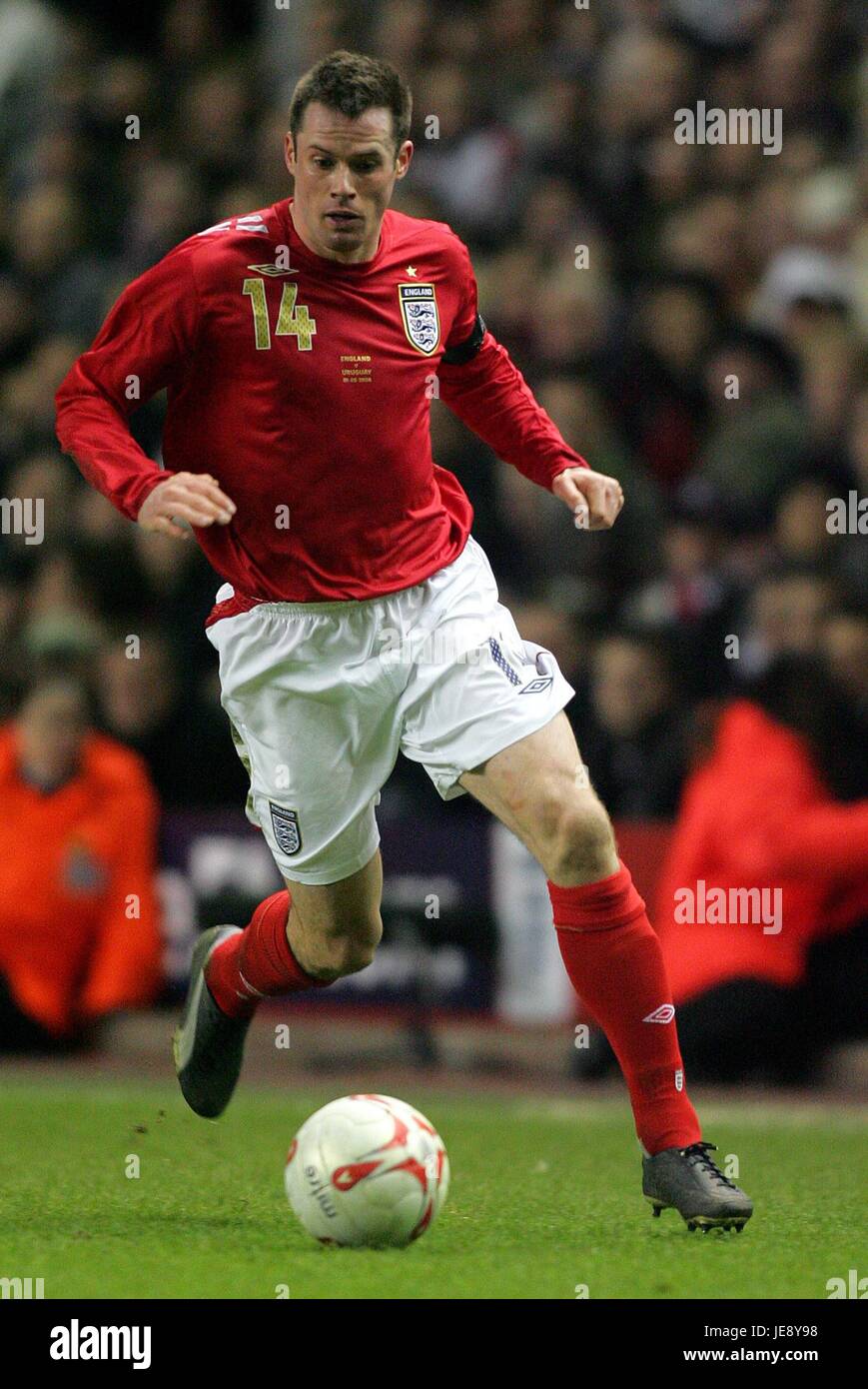 JAMIE CARRAGHER ENGLAND & LIVERPOOL FC ANFIELD LIVERPOOL ENGLAND 01 ...