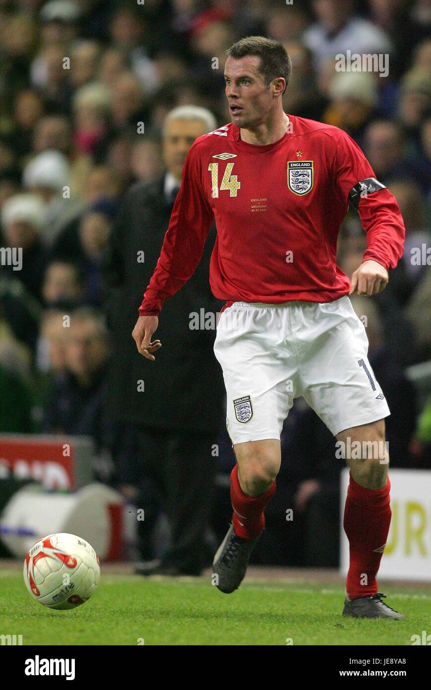 JAMIE CARRAGHER ENGLAND & LIVERPOOL FC ANFIELD LIVERPOOL ENGLAND 01 ...