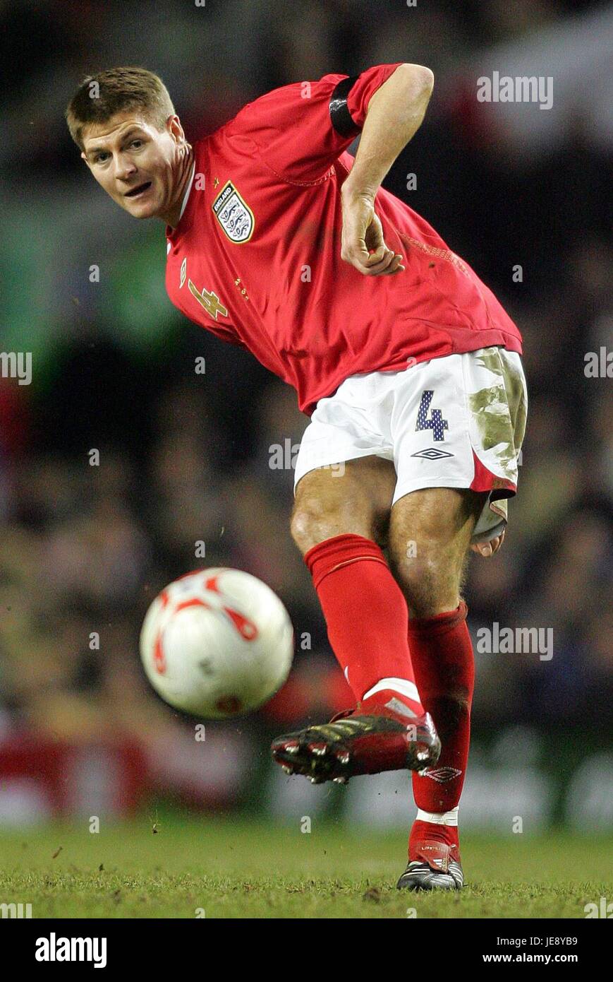 STEVEN GERRARD, ENGLAND and LIVERPOOL FC, ENGLAND V URUGUAY, 2006 Stock ...