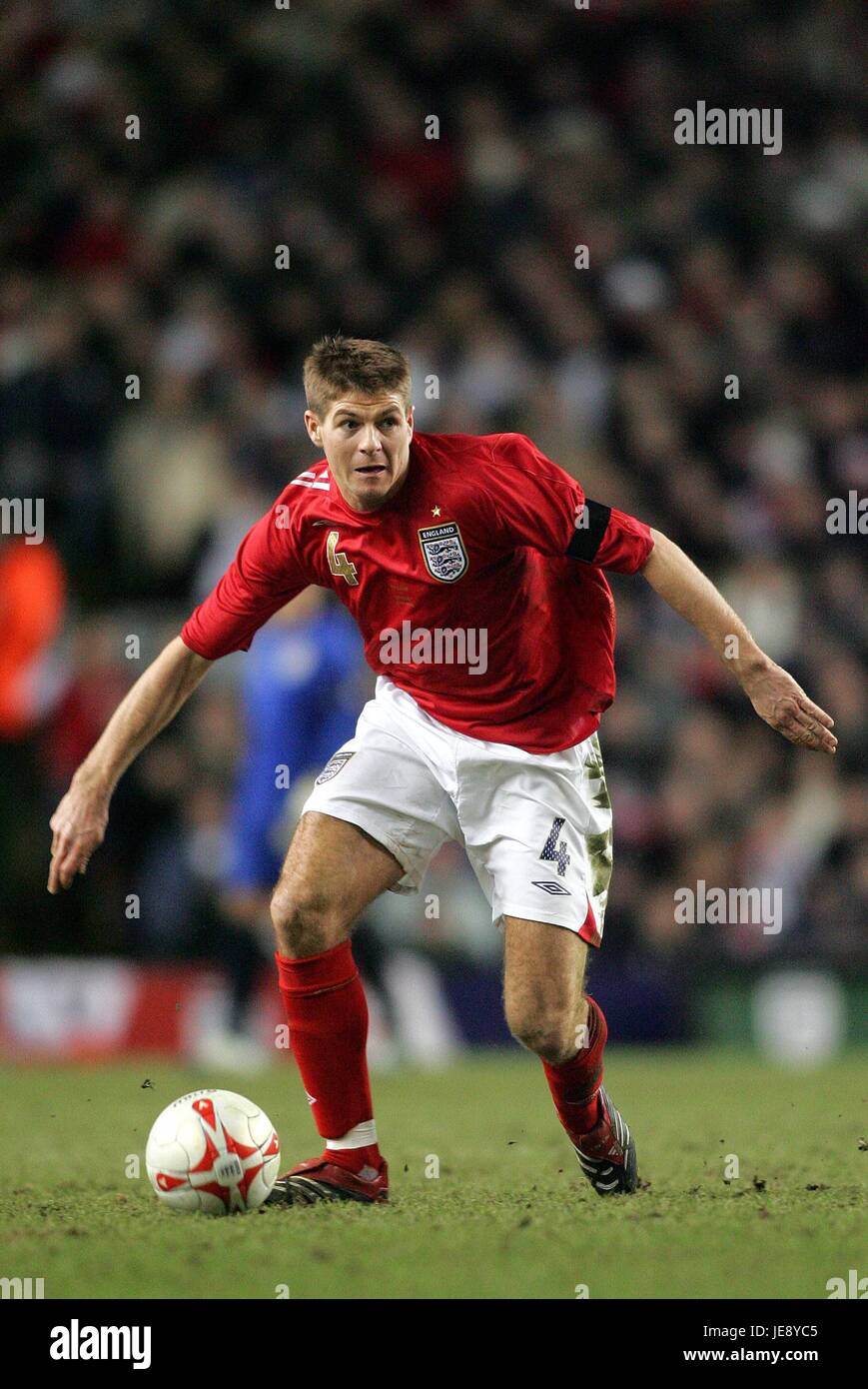 STEVEN GERRARD, ENGLAND and LIVERPOOL FC, ENGLAND V URUGUAY, 2006 Stock ...