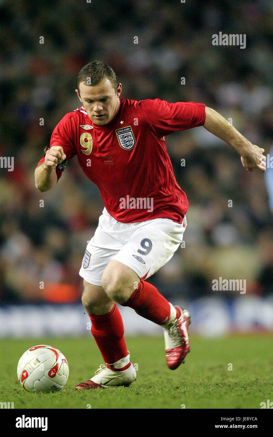 WAYNE ROONEY, ENGLAND and MANCHESTER UNITED FC, ENGLAND V URUGUAY, 2006 ...