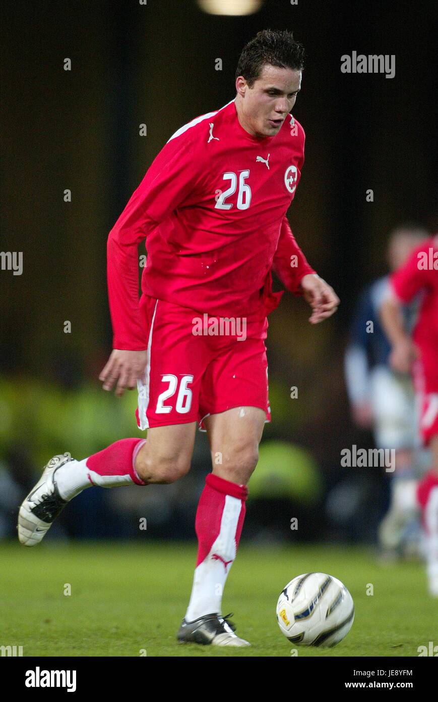 PHILIPP DEGEN SWITZERLAND & BORUSSIA DORTMUN HAMPDEN PARK GLASGOW ...