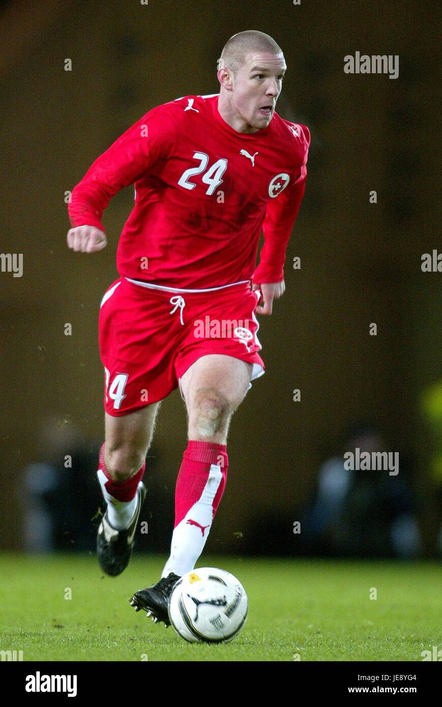 PHILIPPE SENDEROS SWITZERLAND & ARSENAL FC HAMPDEN PARK GLASGOW ...