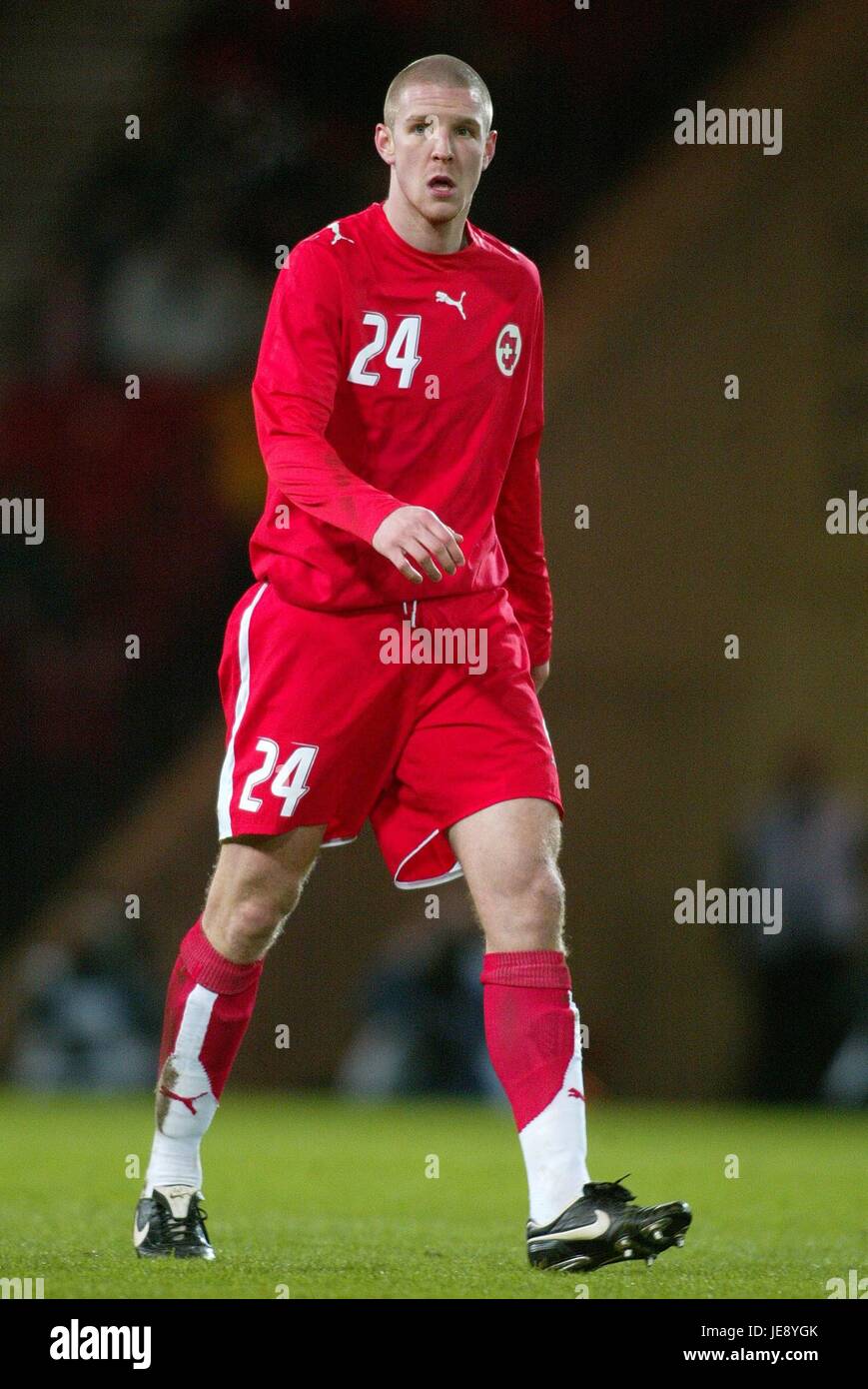 PHILIPPE SENDEROS SWITZERLAND & ARSENAL FC HAMPDEN PARK GLASGOW ...