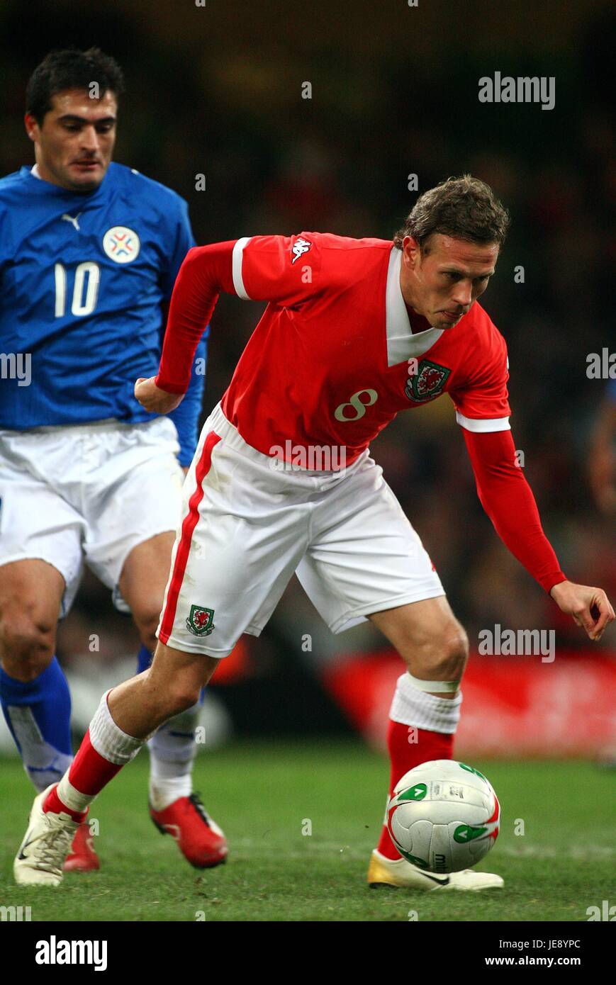 CRAIG BELLAMY WALES & BLACKBURN ROVERS FC MILLENNIUM STADIUM CARDIFF ...