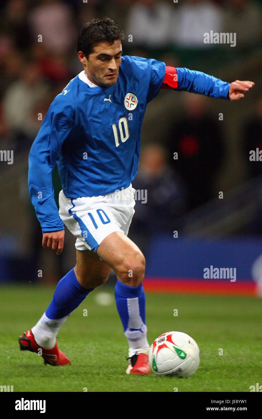 ROBERTO ACUNA PARAGUAY MILLENNIUM STADIUM CARDIFF WALES 01 March 2006 ...