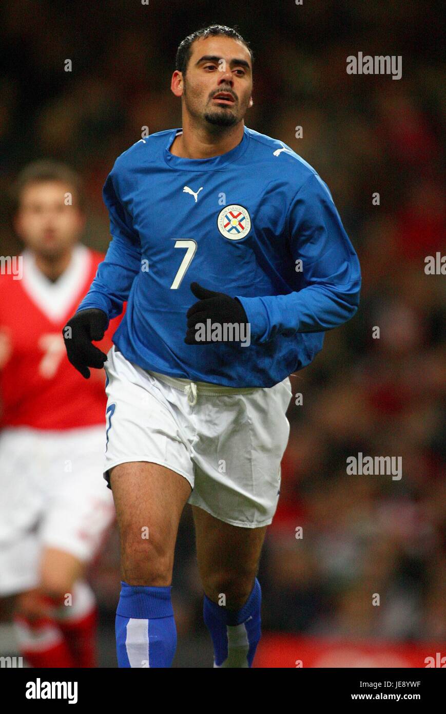 CESAR RAMIREZ PARAGUAY MILLENNIUM STADIUM CARDIFF WALES 01 March 2006 ...