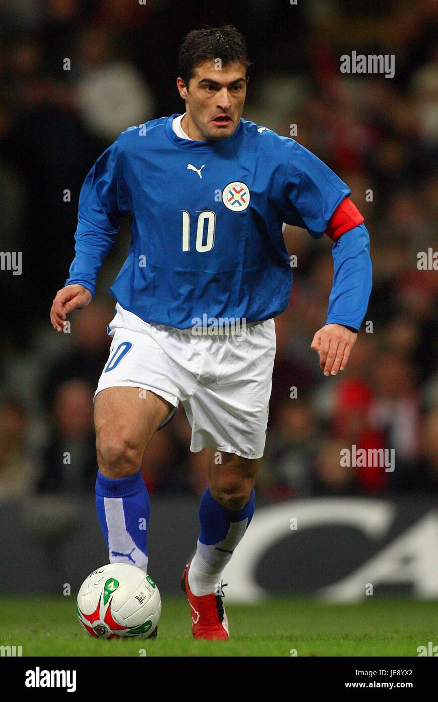 ROBERTO ACUNA PARAGUAY MILLENNIUM STADIUM CARDIFF WALES 01 March 2006 ...