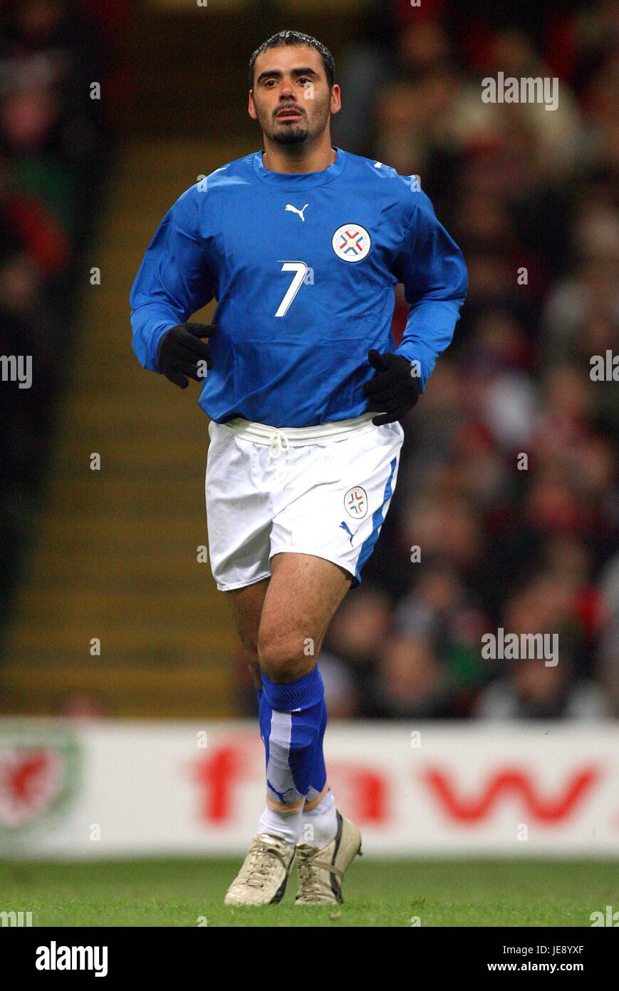 CESAR RAMIREZ PARAGUAY MILLENNIUM STADIUM CARDIFF WALES 01 March 2006 ...
