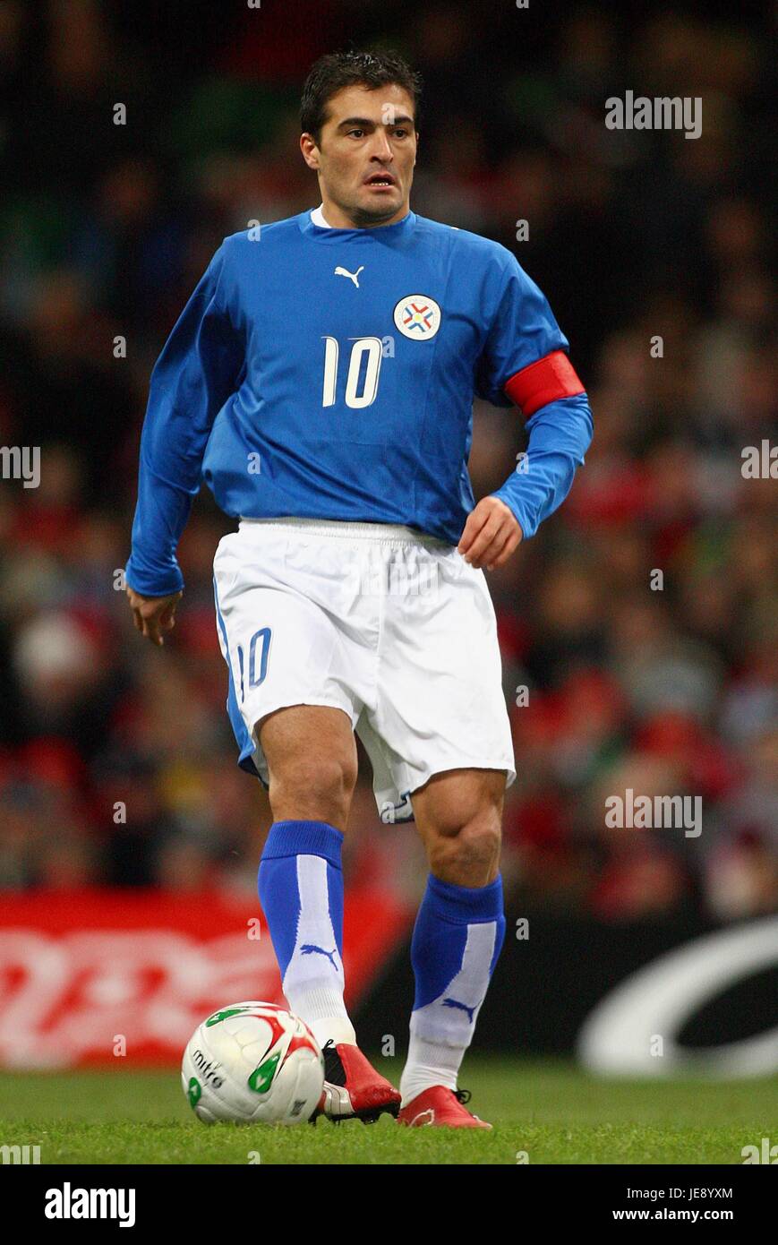 ROBERTO ACUNA PARAGUAY MILLENNIUM STADIUM CARDIFF WALES 01 March 2006 ...