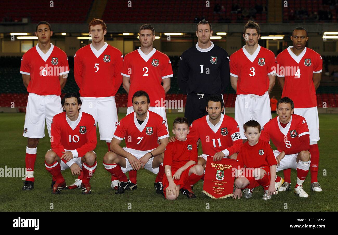 WALES TEAM WALES TEAM GROUP MILLENNIUM STADIUM CARDIFF WALES 01 March ...