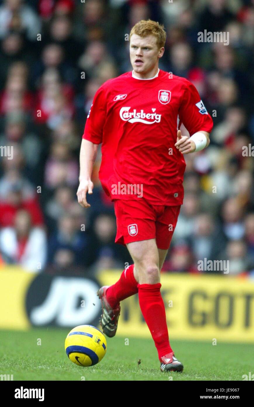 JOHN ARNE RIISE LIVERPOOL FC ANFIELD LIVERPOOL ENGLAND 26 February 2006 ...