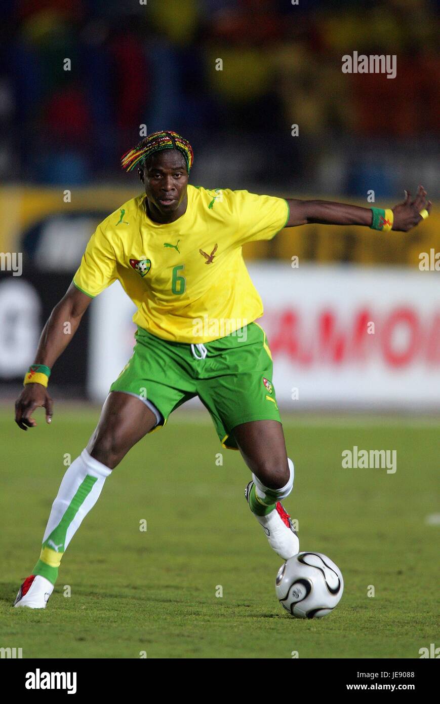 YAO AZIAWONOU TOGO MILITARY STADIUM CAIRO EGYPT 25 January 2006 Stock ...
