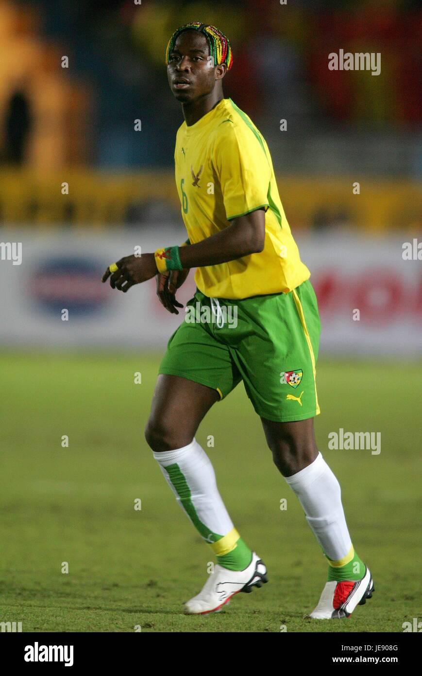 YAO AZIAWONOU TOGO MILITARY STADIUM CAIRO EGYPT 25 January 2006 Stock ...