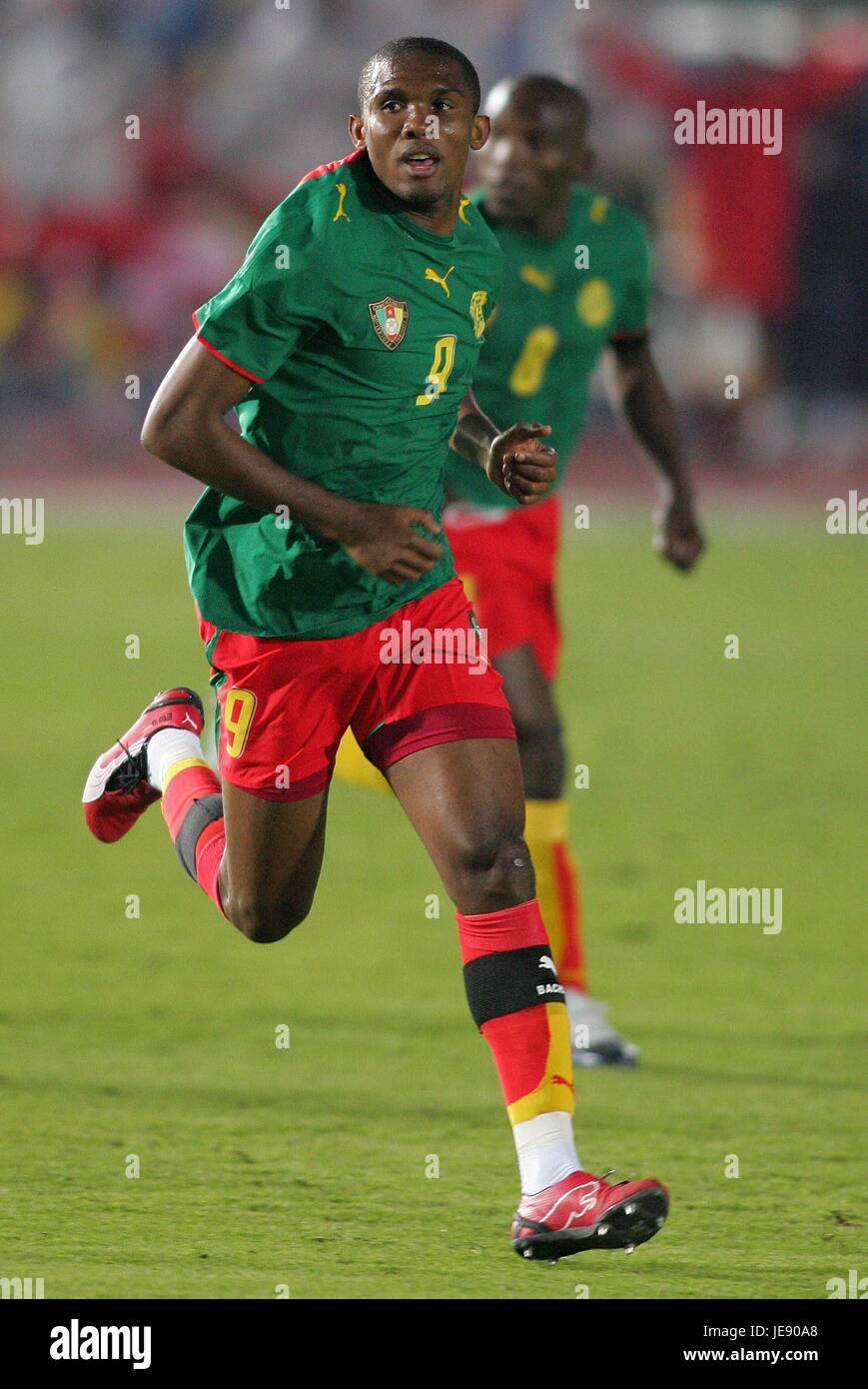 SAMUEL ETO`O CAMEROON MILITARY STADIUM CAIRO EGYPT 21 January 2006 ...