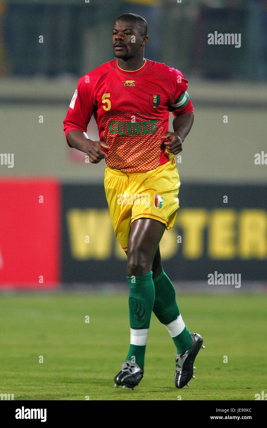 BOBO BALDE GUINEA & GLASGOW CELTIC FC ALEXANDRIA EGYPT 22 January 2006 ...