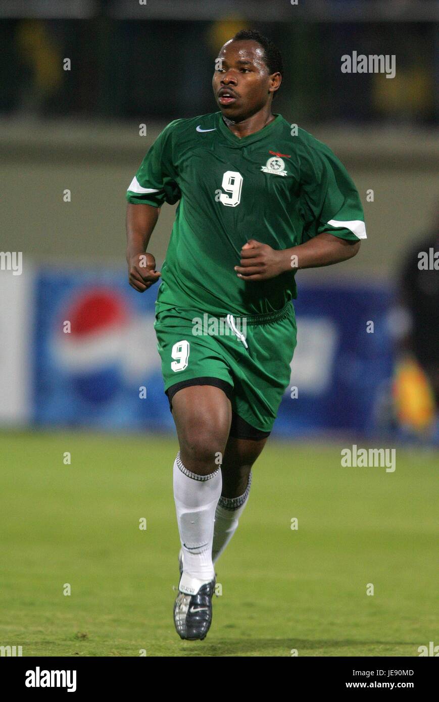 COLLINS MBESUMA ZAMBIA & PORTSMOUTH FC BORDER STADIUM ALEXANDRIA EGYPT ...
