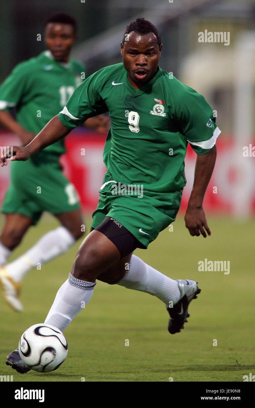 COLLINS MBESUMA ZAMBIA & PORTSMOUTH FC BORDER STADIUM ALEXANDRIA EGYPT ...
