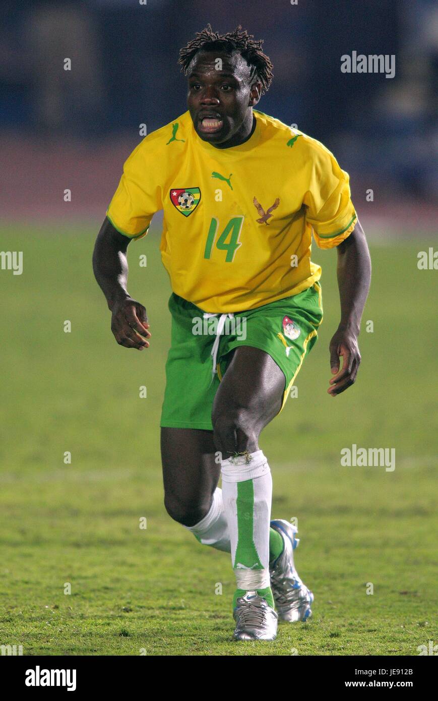 ADEKAMBI OLUFADE TOGO MILITARY STADIUM CAIRO EGYPT 21 January 2006 ...