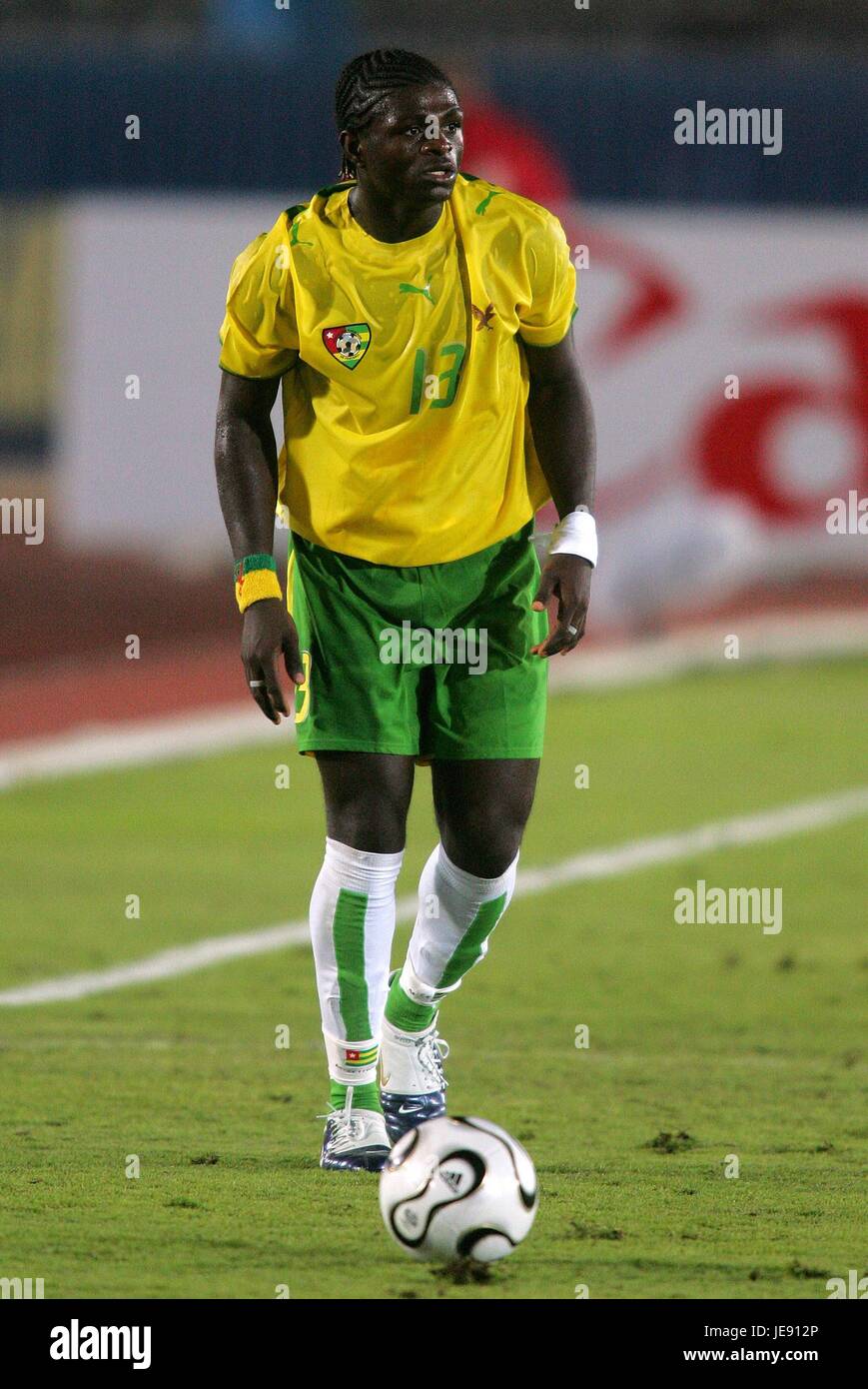 EMMANUEL MATHIAS TOGO MILITARY STADIUM CAIRO EGYPT 21 January 2006 ...
