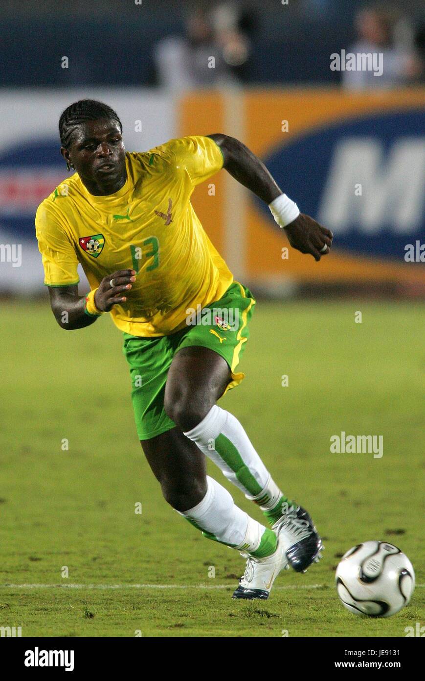 EMMANUEL MATHIAS TOGO MILITARY STADIUM CAIRO EGYPT 21 January 2006 ...