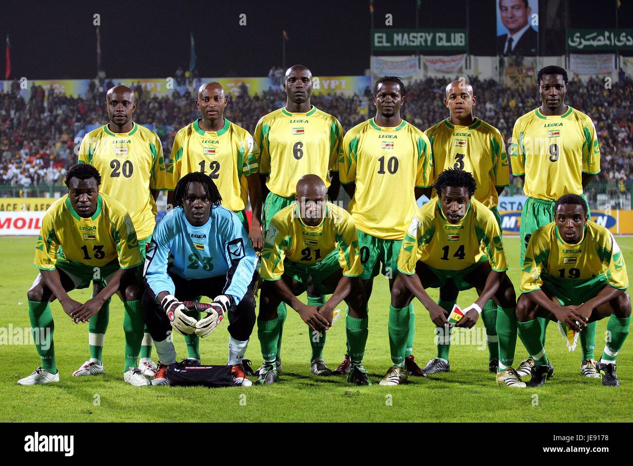 ZIMBABWE TEAM ZIMBABWE TEAM GROUP PORT-SAID EGYPT 23 January 2006 Stock ...