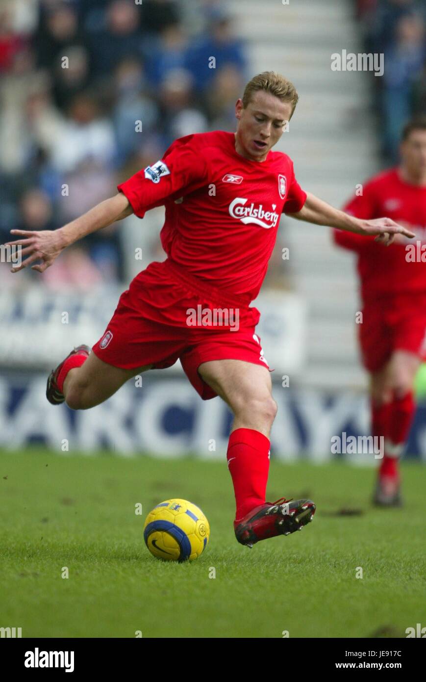JAN KROMKAMP LIVERPOOL FC JJB STADIUM WIGAN ENGLAND 11 February 2006 ...