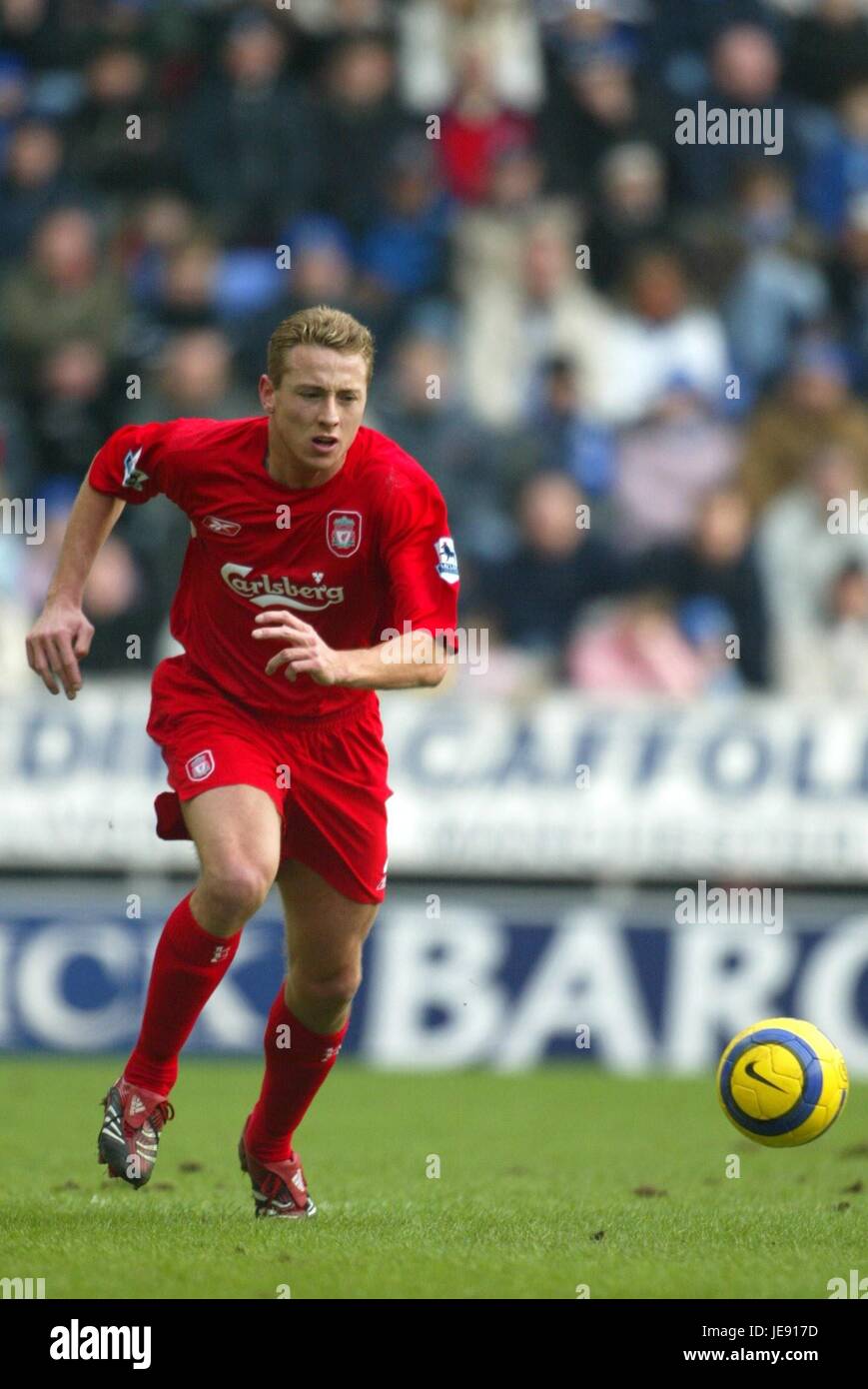 JAN KROMKAMP LIVERPOOL FC JJB STADIUM WIGAN ENGLAND 11 February 2006 ...