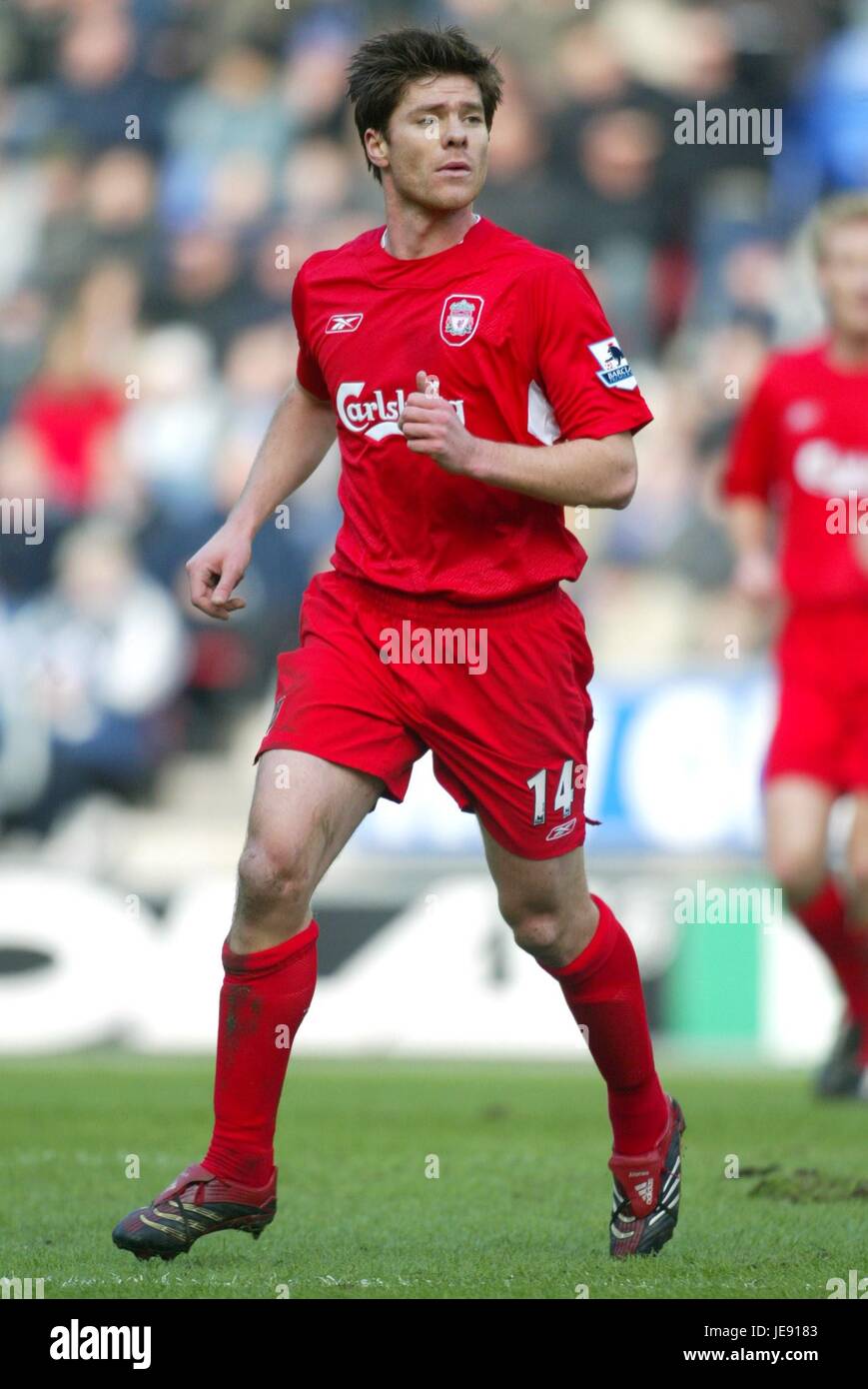 XABI ALONSO LIVERPOOL FC JJB STADIUM WIGAN ENGLAND 11 February 2006 ...